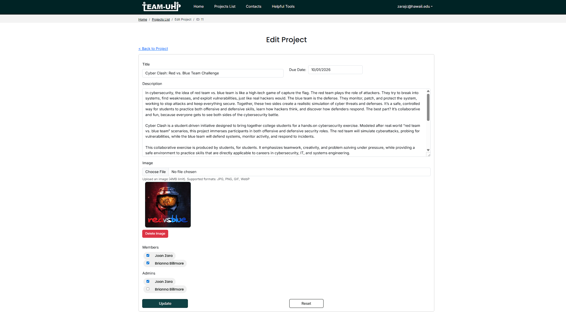 Team UHp! | Connecting University of Hawaii Students to collaborate on large scale projects.